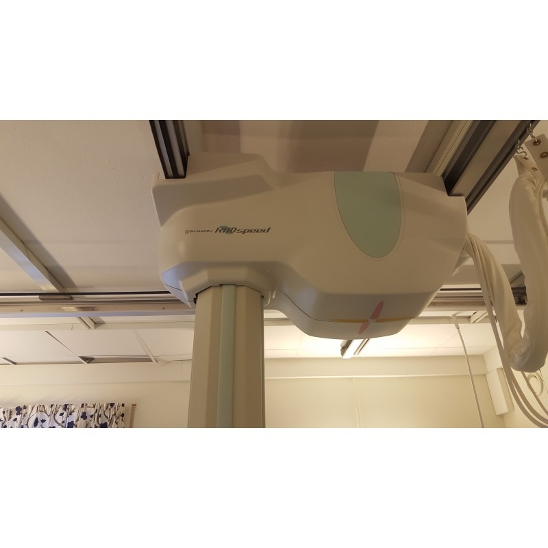 Shimadzu RADspeed CH-200 Rad Room with wall bucky