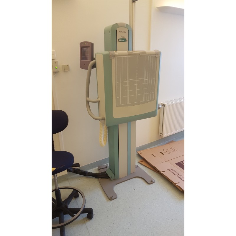 Shimadzu RADspeed CH-200 Rad Room with wall bucky