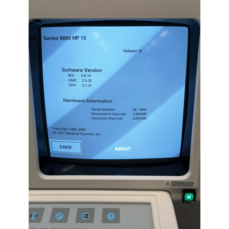 GE OEC MiniView 6800